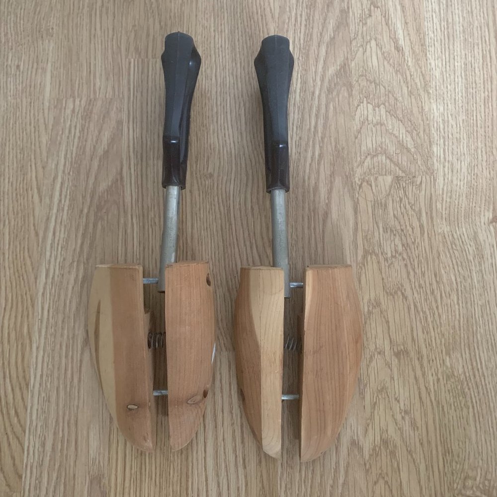 Vintage Split Toe Wood Shoe Stretcher Large - Gem